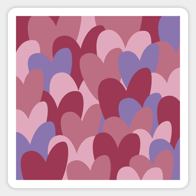 Heart Pattern - Heart - Sticker | TeePublic
